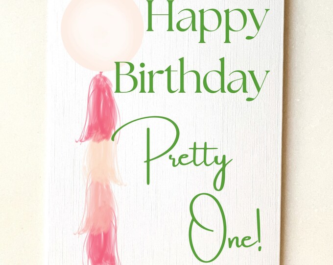Happy Birthday Pretty One | Birthday Cards | Greeting Cards | A2 Cards ...