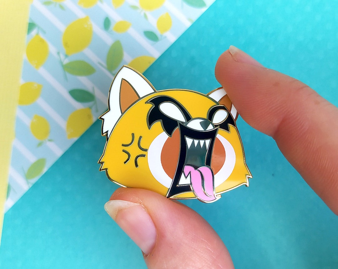 Growling Red Panda Pin - Etsy