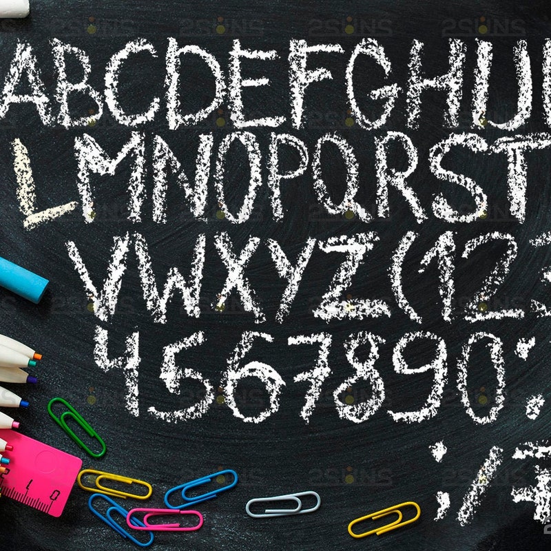 Chalk Font - Etsy