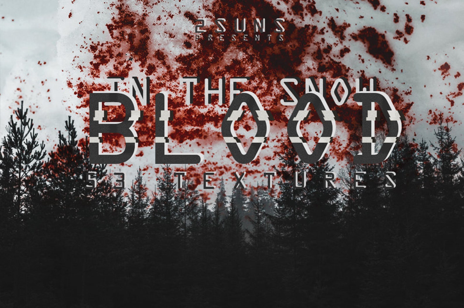 Halloween Overlay, Photo Overlay, Blood Splatter Photoshop Overlays ...