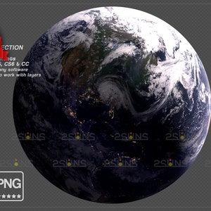 Planets Photoshop Overlays, Galaxy Transparent, Space Clipart, Night ...