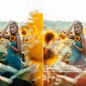 Sunlight Photo Overlays, Lens Flare Photoshop Overlays, Natural Sun ...