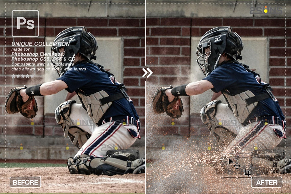 Dirt Explosion Photo Overlays Sports Overlays Photoshop | Etsy