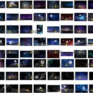 Night Sky Photoshop Overlays, Sky Overlay, Photo Overlays, Night ...