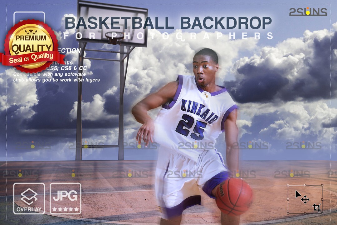 Basketball Backdrop, Sports Digital Background, Photoshop Overlays ...