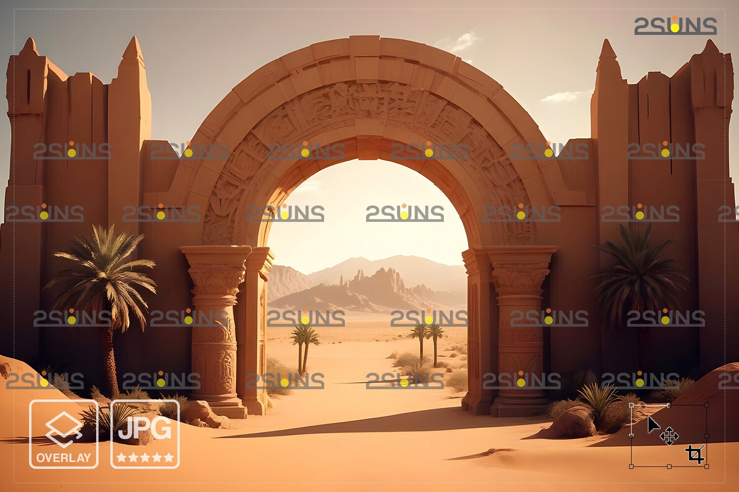 Ancient Egypt Backdrop, Egypt Photoshop Overlays, Egyptian Backdrop ...
