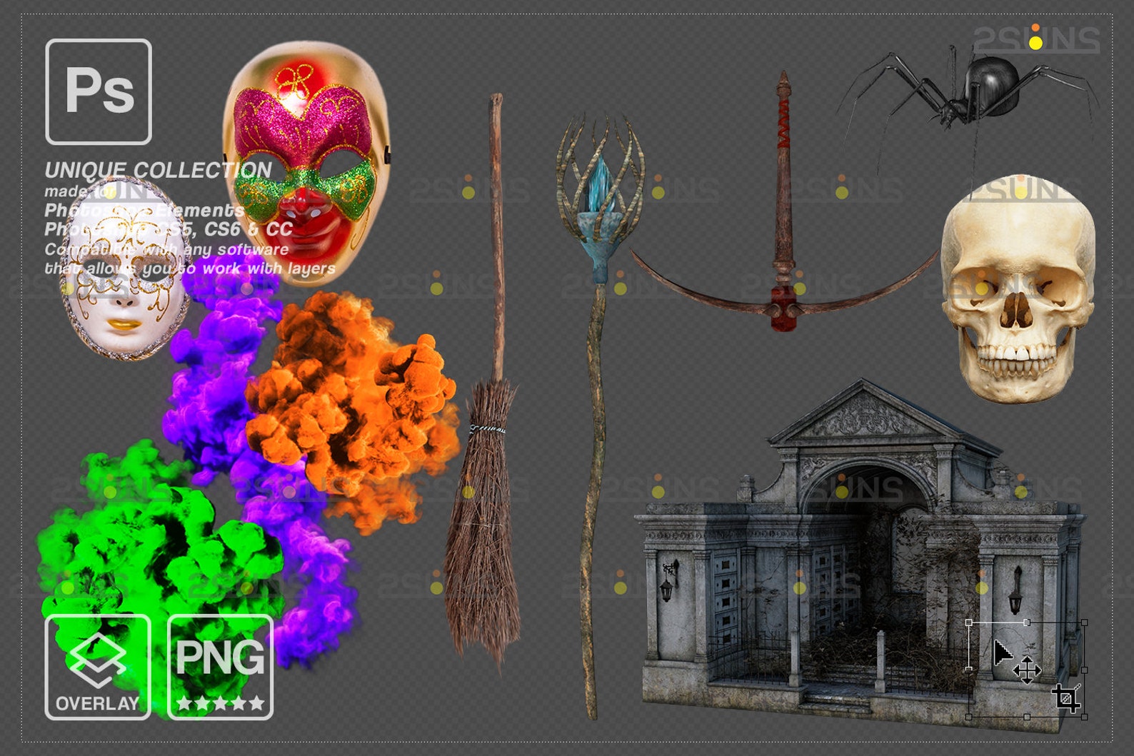 Halloween Overlay Ghost Overlay Photoshop Overlay Ghost - Etsy