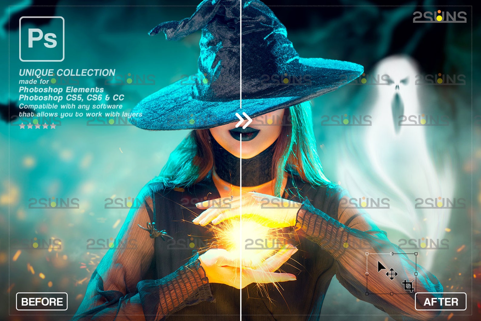 Halloween Overlay Ghost Overlay Photoshop Overlay Ghost - Etsy