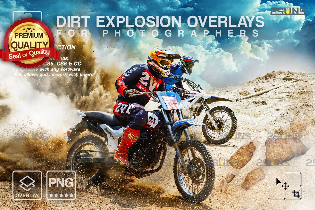 Dirt Explosion Photo Overlays, Sports Overlays, Photoshop Overlays ...