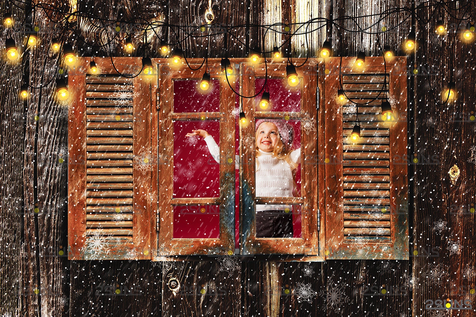 Christmas Window Overlay Christmas Overlay Photoshop - Etsy
