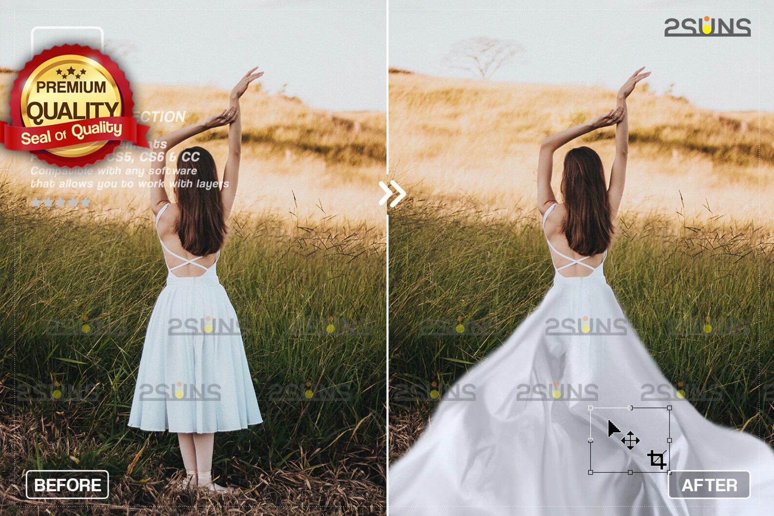 Flying Fabric Photo Overlay, Flying Dress Overlay, Fabric Photoshop ...