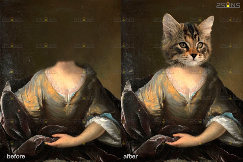 Royal pet portrait & Pet portrait background: Royal pet | Etsy