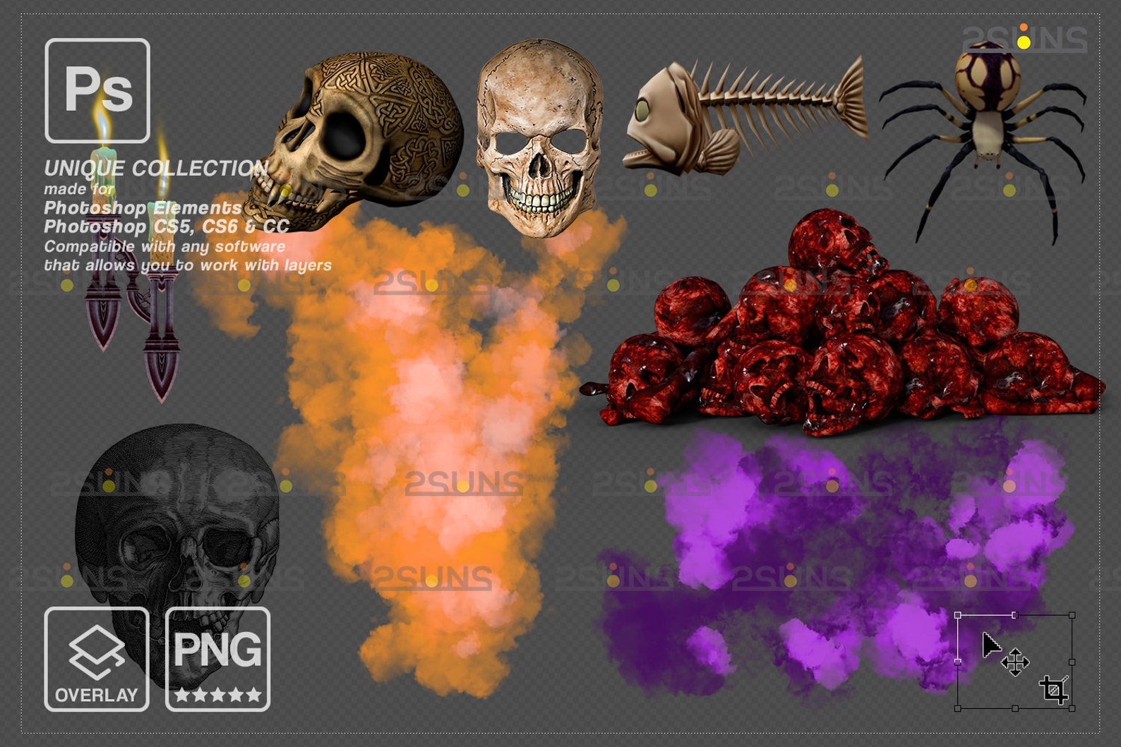 Halloween Overlay Ghost Overlay Photoshop Overlay Ghost - Etsy