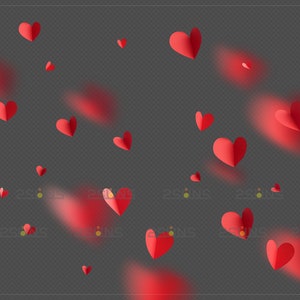 Valentine Photoshop Overlays, Bokeh Hearts, Valentine Photo Overlays ...