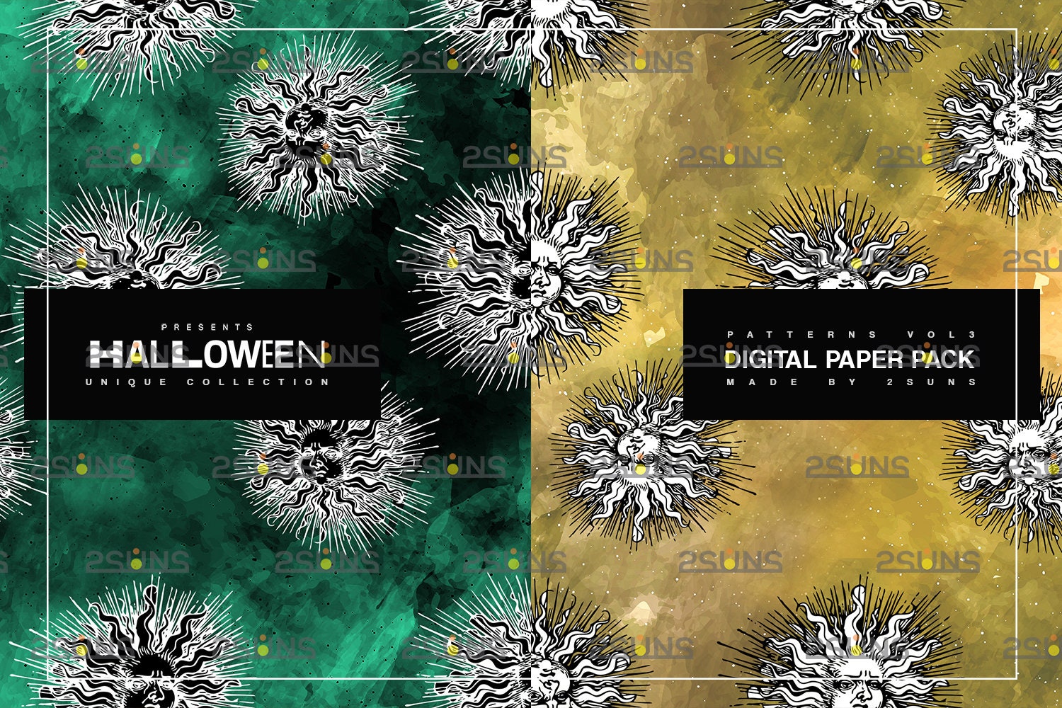 Halloween Digital Paper, Scrapbook Paper, Horror Seamless Pattern ...