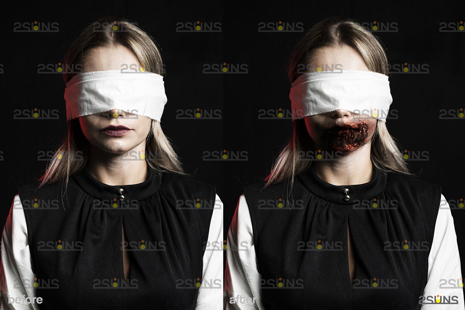 Blood overlay & Halloween overlay Photoshop overlay: wounds | Etsy