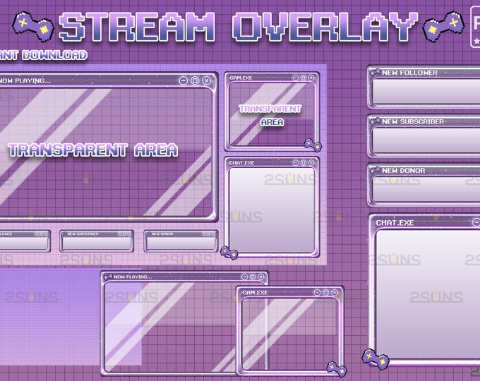 Cute Room | Animated Stream Overlay Pack - Etsy Canada
