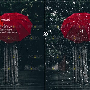 Rain Photoshop Overlays, Water Splatter Overlay, Autumn Overlays ...