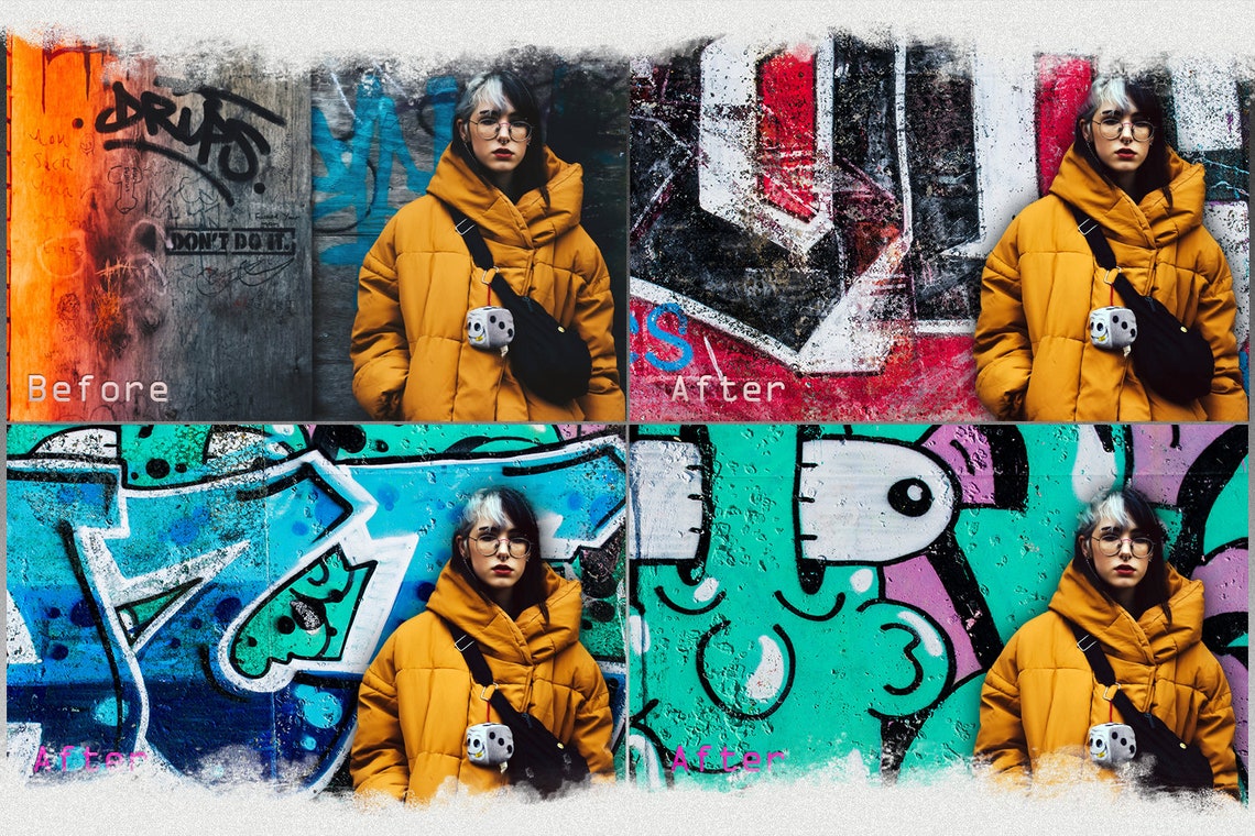 Spray paint & fine art texture overlays: Photoshop overlay | Etsy