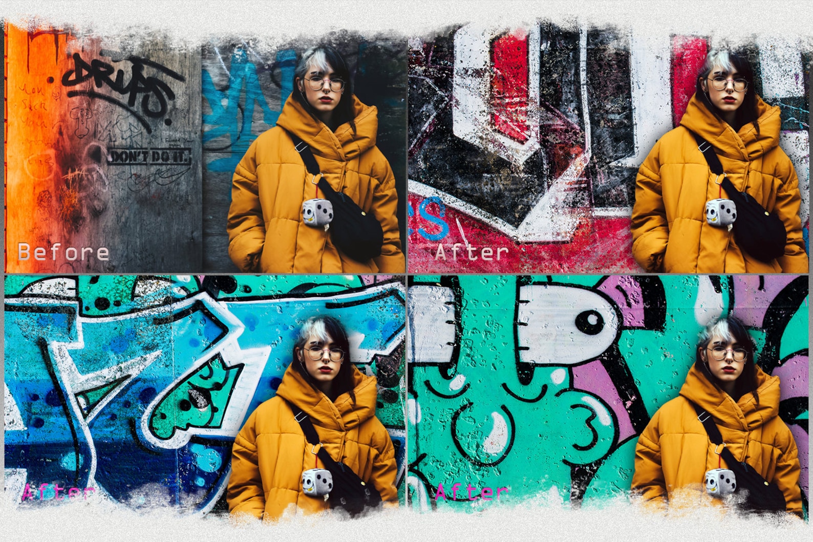 Spray paint & fine art texture overlays: Photoshop overlay | Etsy