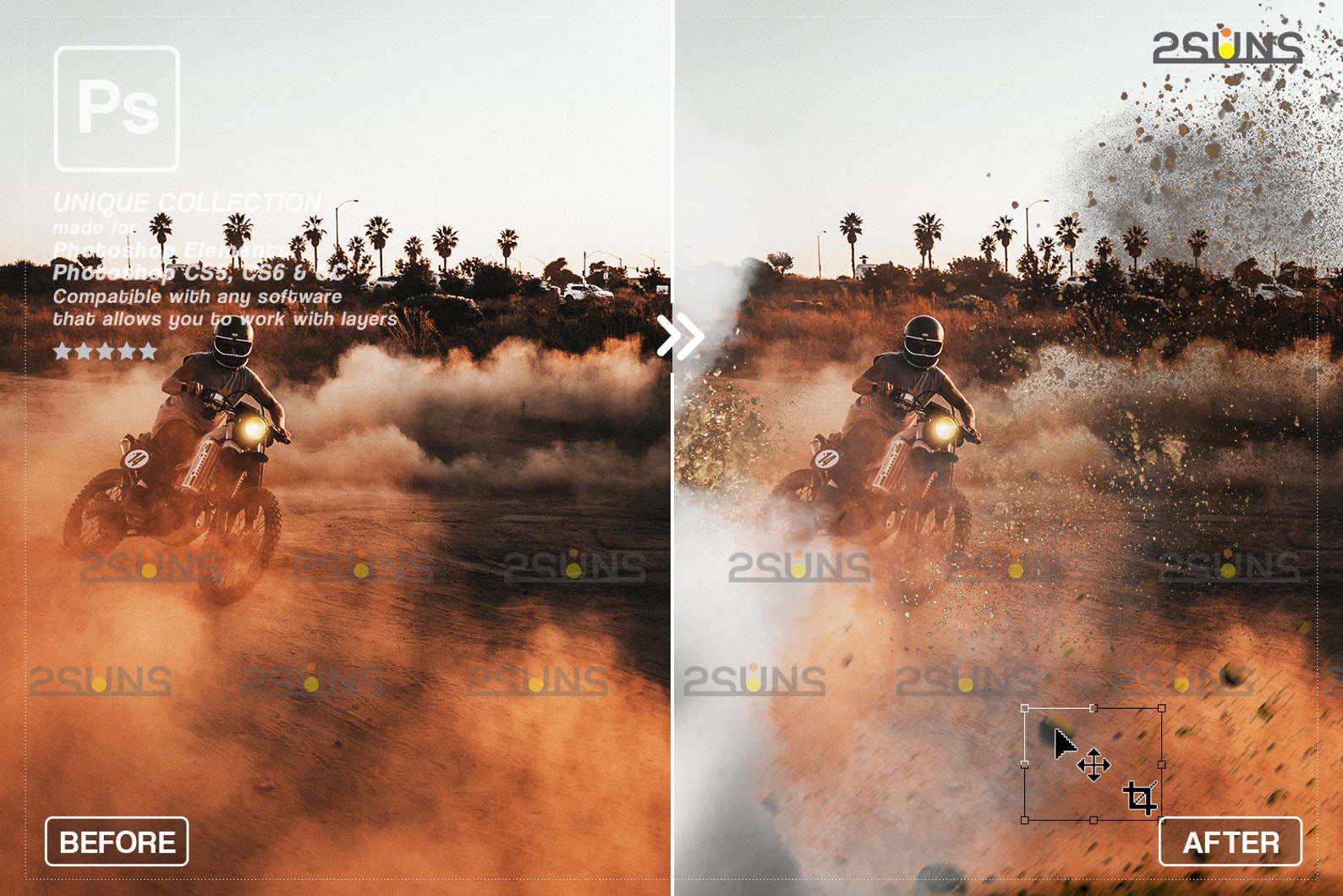 Dirt Explosion Photo Overlays Sports Overlays Photoshop - Etsy