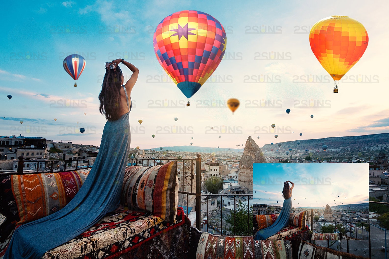 36 Hot Air Balloon Photoshop Overlays, Air Balloon Png, Valentines ...