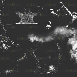 Water Photoshop Overlays, Water Splatter Photo Overlays, Ocean Overlay ...