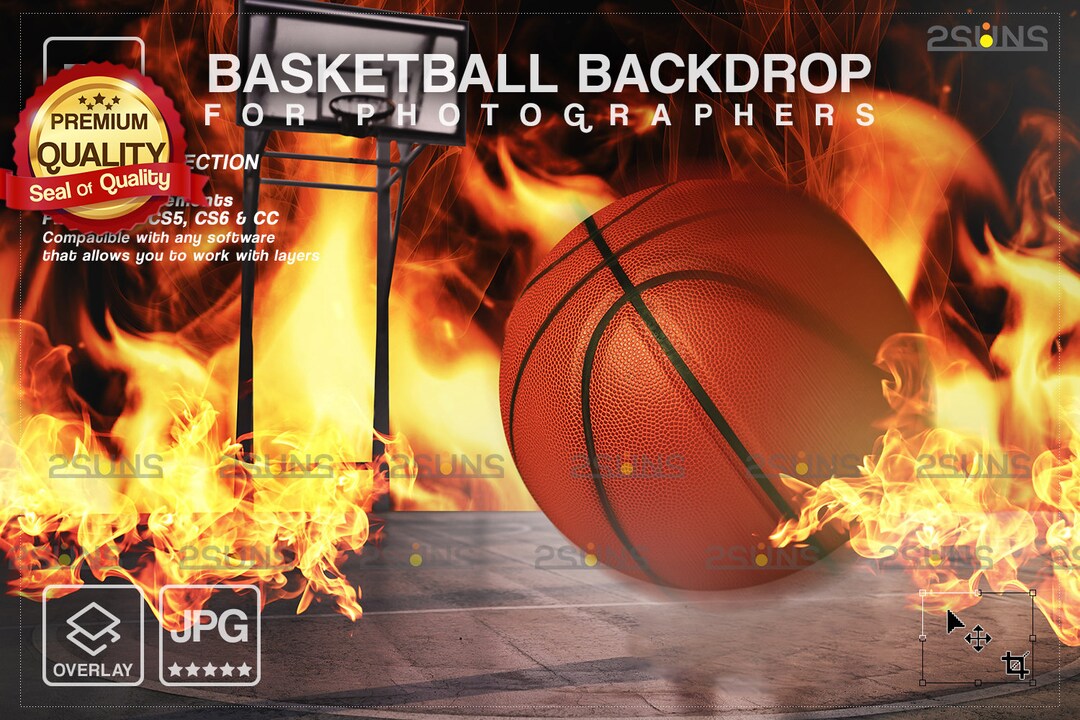 Basketball Backdrop, Sports Digital Background, Photoshop Overlays ...