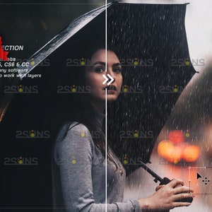 Rain Photoshop Overlays, Water Splatter Overlay, Autumn Overlays ...