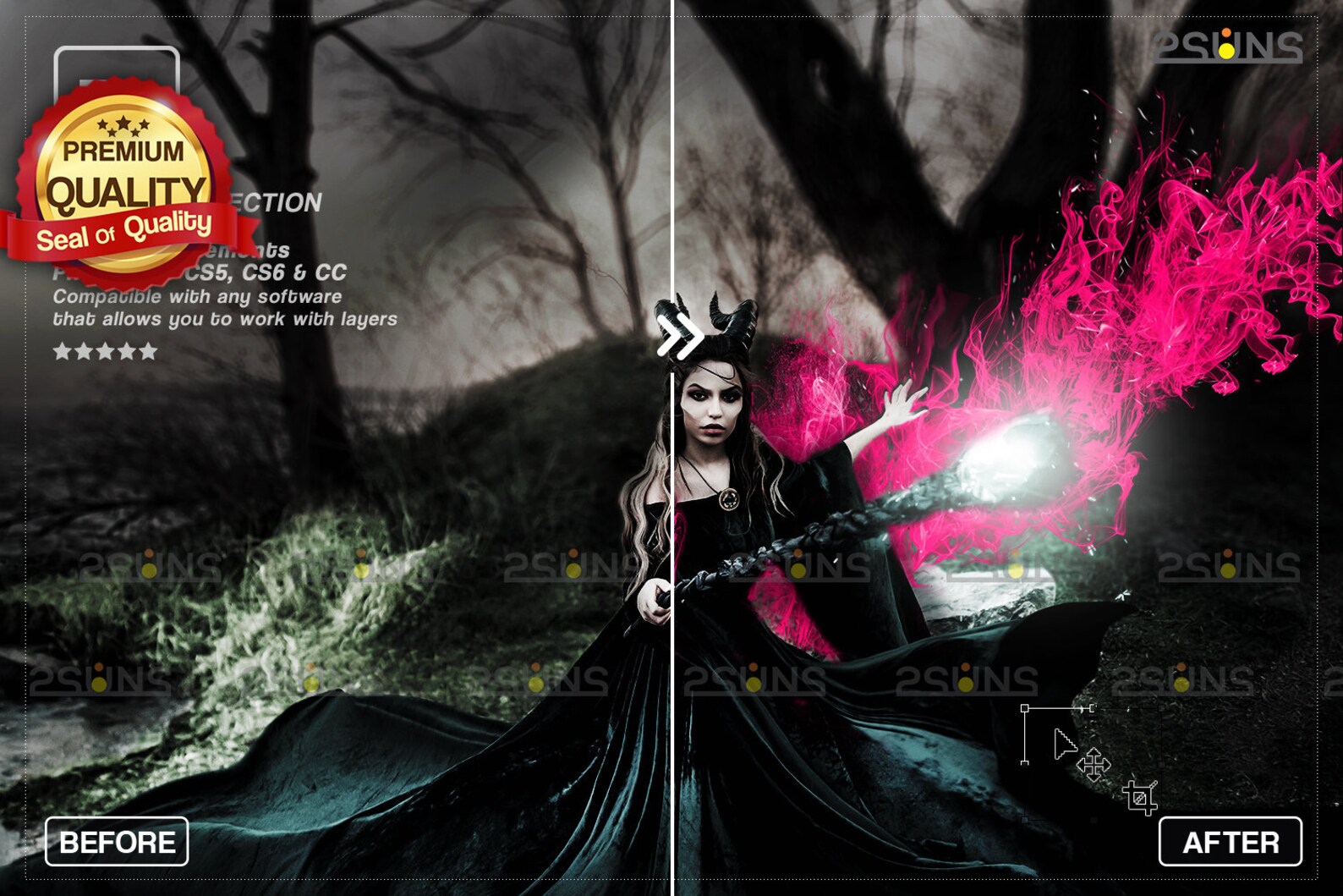 Pink Digital Angel Wings Overlay, Photoshop Overlays, Halloween Overlay ...