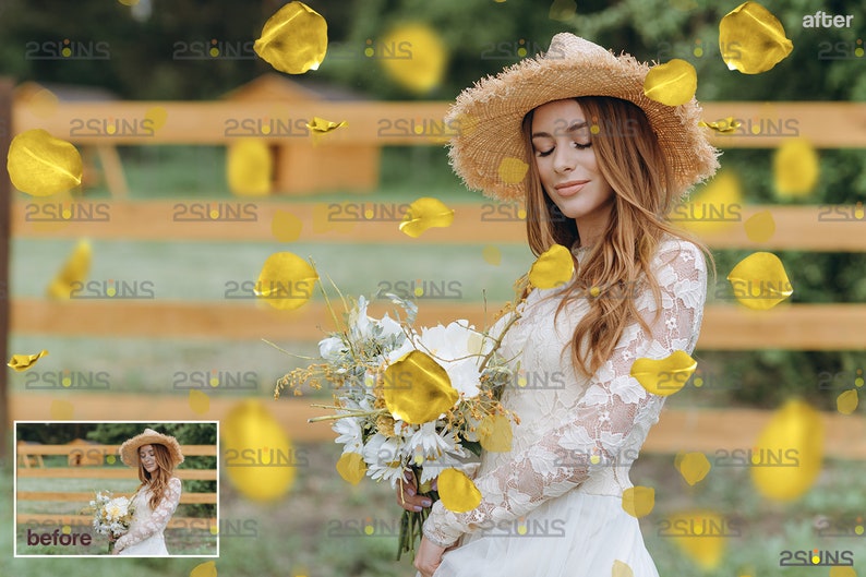 Flower Photo Overlays, Floral Digital Backdrop, Flower Photoshop ...