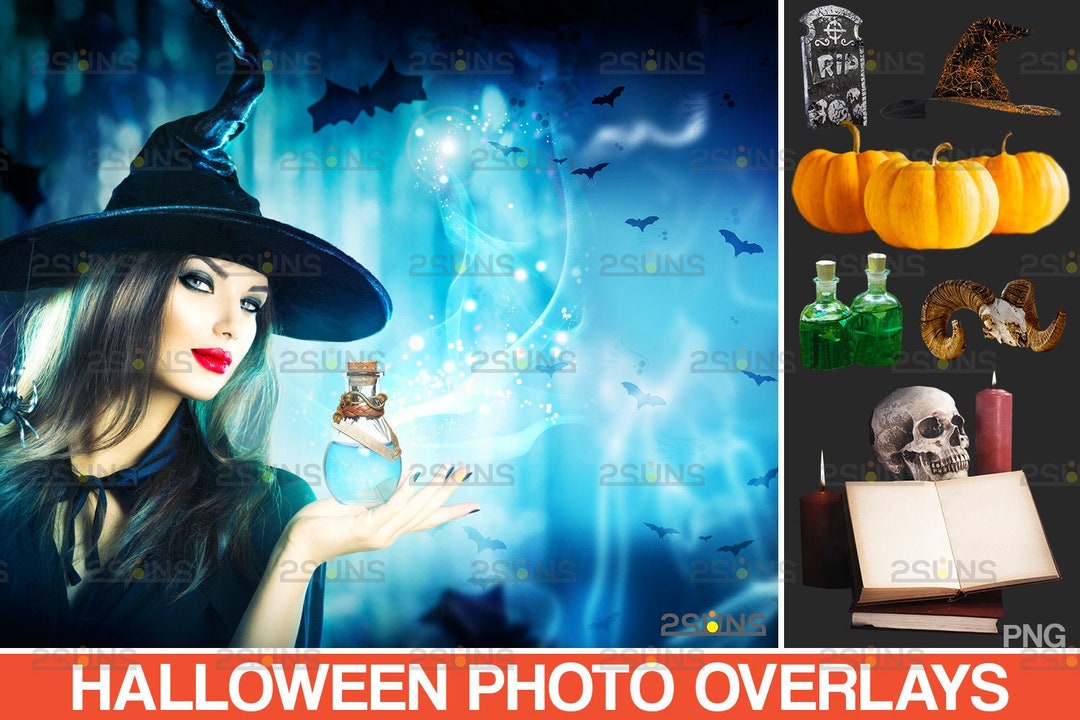 Halloween Overlay, Photoshop Overlays, Skull Png, Halloween Pumpkin ...