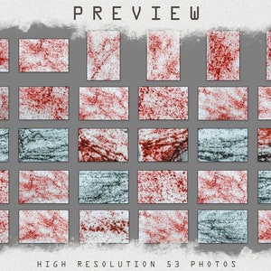 Halloween Overlay, Photo Overlay, Blood Splatter Photoshop Overlays ...