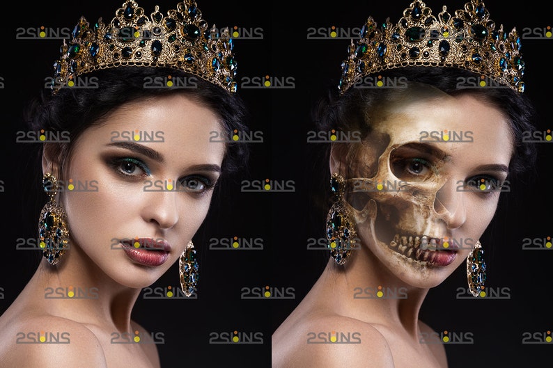 Halloween Overlay, Photo Overlay, Skull Png, Halloween Pumpkin Overlays ...