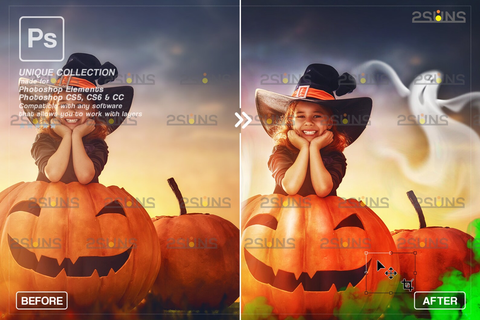 Halloween Overlay Ghost Overlay Photoshop Overlay Ghost - Etsy