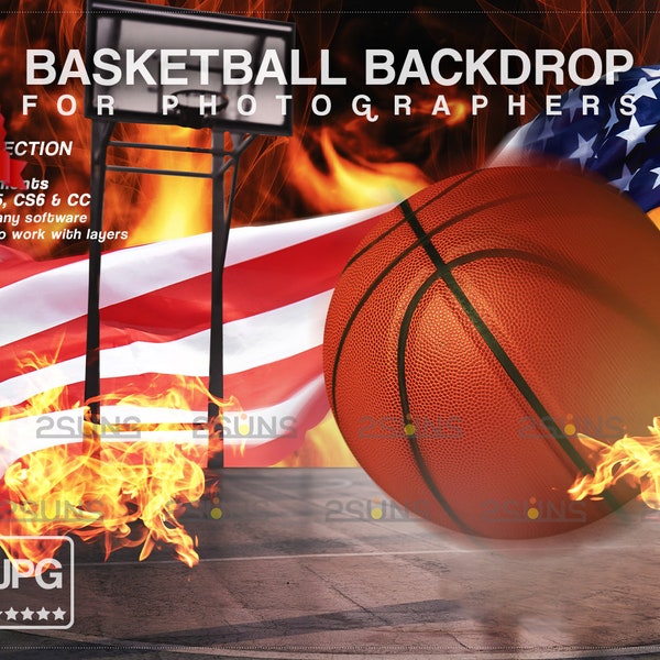 Basketball Sport Overlay Photoshop - Etsy