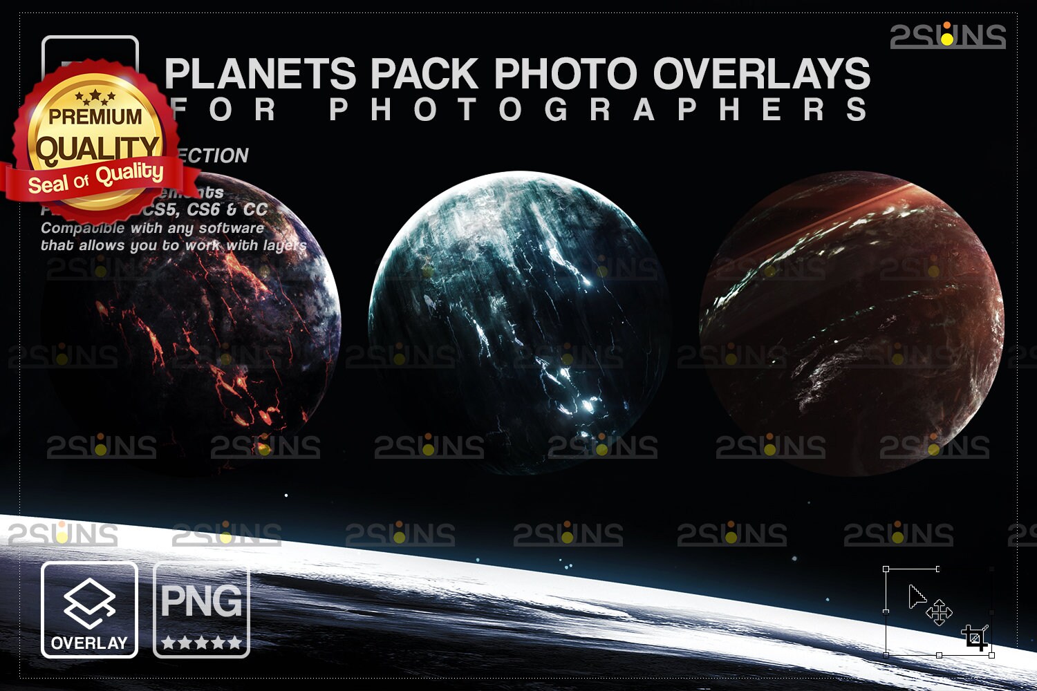 Photoshop Space Planets