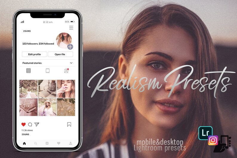 Lightroom Presets Mobile Instagram Presets Lightroom Mobile Etsy