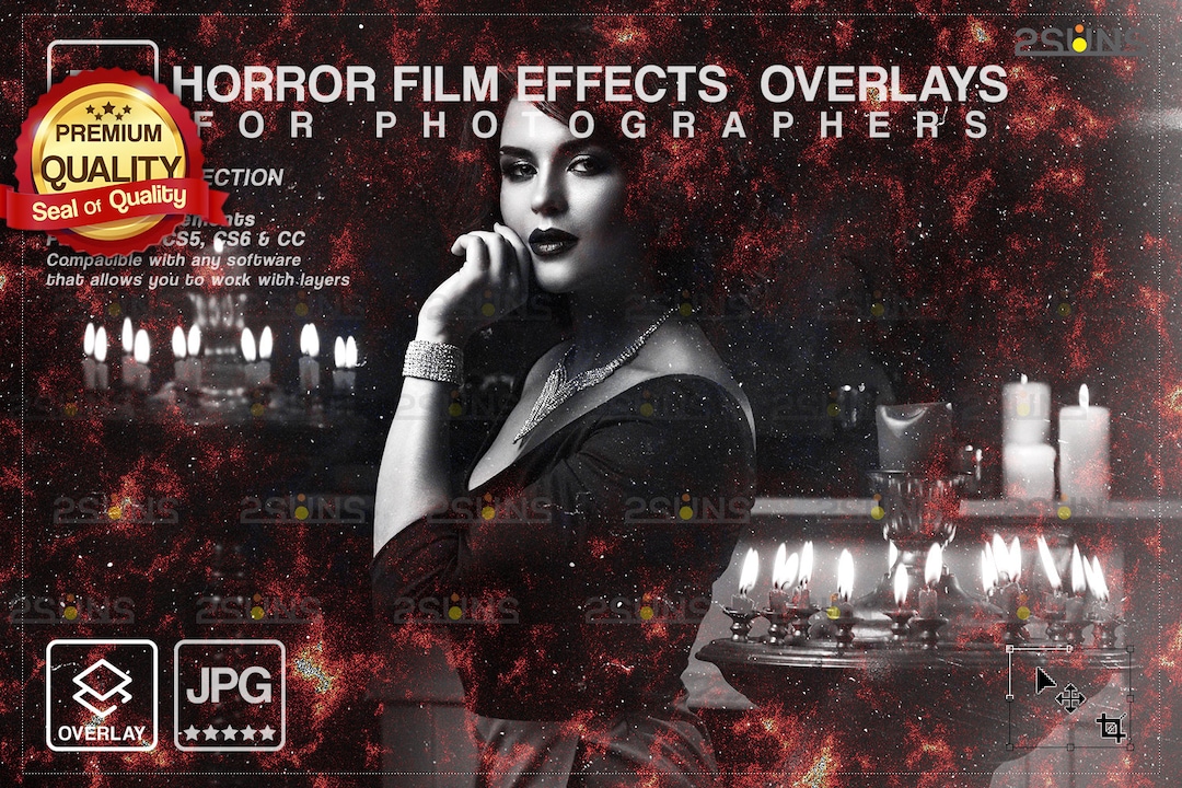 Fine Art Photoshop Overlays, Halloween Overlays, Horror Photo Overlays ...