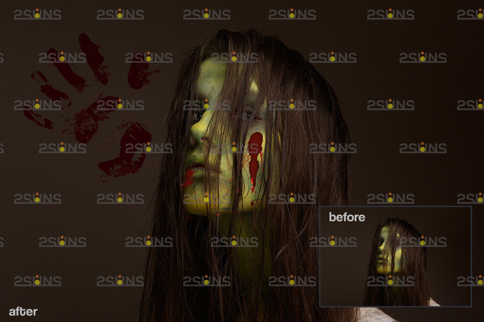 Halloween Overlay Blood Tears Photoshop Overlay Blood - Etsy