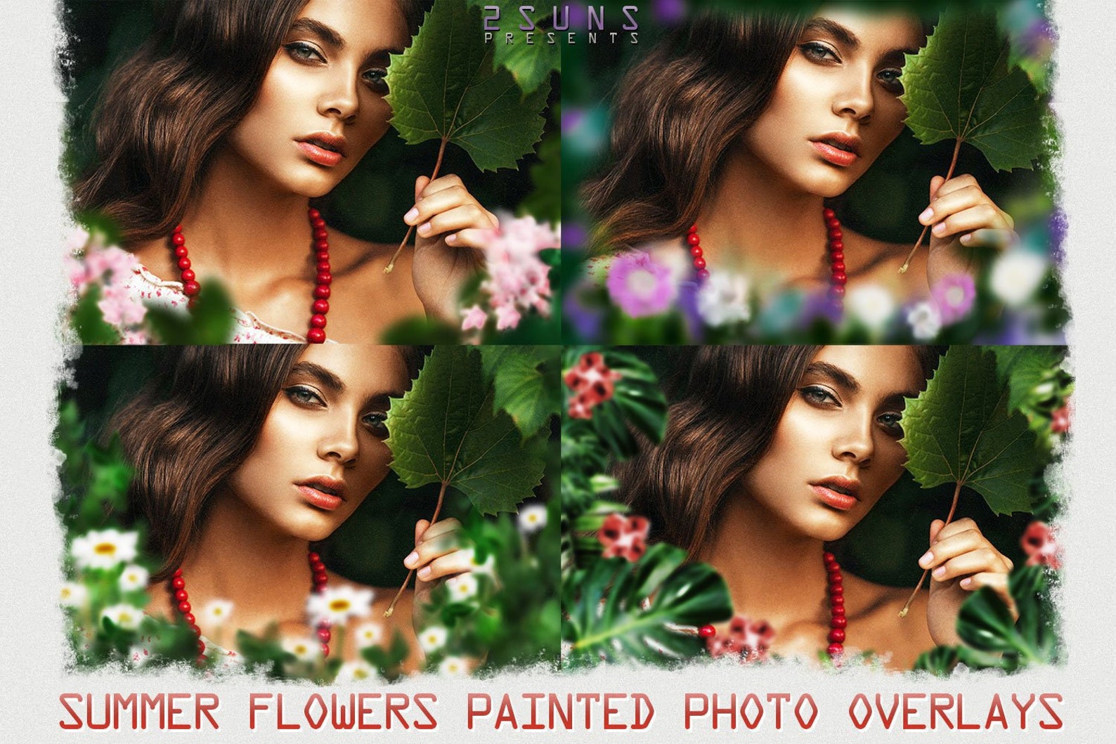 Flower overlay & Photoshop overlay: Floral backdrop Bokeh | Etsy