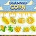 9 Corn Sub Badges, Corn Twitch Badges, Farm Sub Badge, Badges for ...