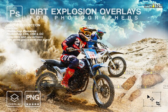 Dirt Explosion Photo Overlays, Sports overlays, Photoshop overlay ...