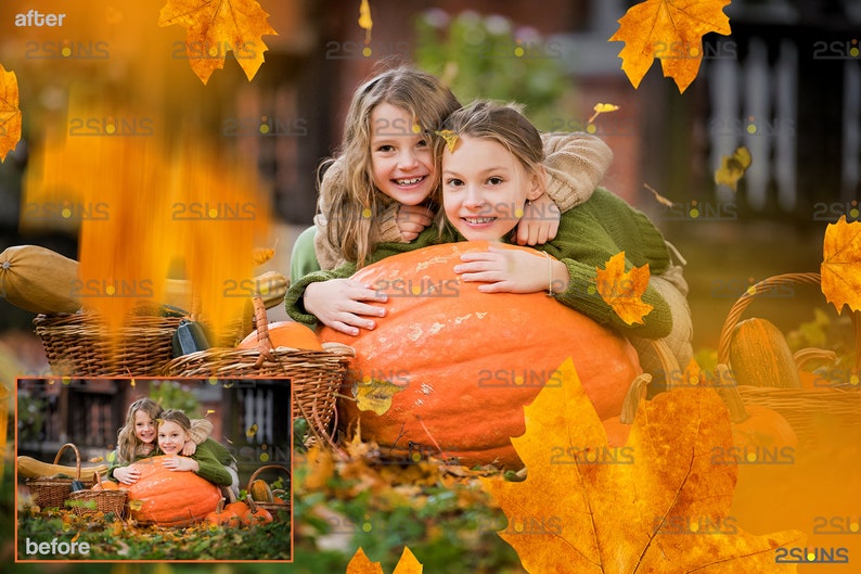 Leaf Photoshop Overlays, Autumn Leaves Photo Overlays, Fall Leaves ...