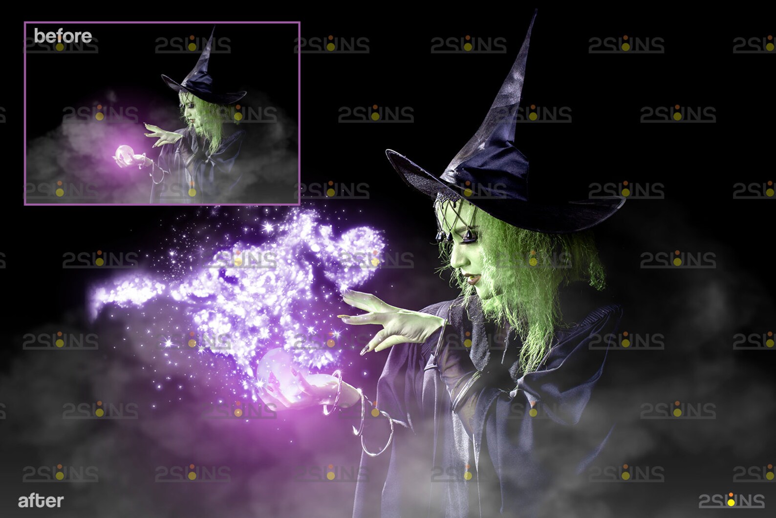 Magic Wand Photo Overlays Halloween Overlay Photoshop - Etsy