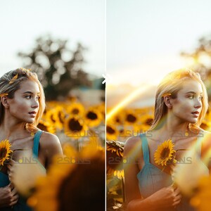 Sunlight Photo Overlays, Lens Flare Photoshop Overlays, Natural Sun ...