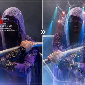 Neon Photoshop Overlays, Bokeh Overlays, Christmas Overlays, Neon Light ...