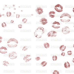 Kiss Photoshop Overlays, Lips Photo Overlays, Valentines Photo Overlays ...