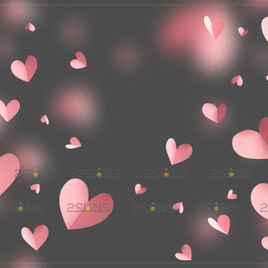Valentine Photoshop Overlays, Bokeh Hearts, Valentine Photo Overlays ...