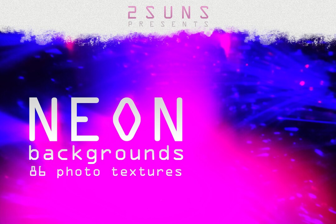 86 Neon Photoshop Overlays, Holographic Overlay, Neon Lights Photo ...